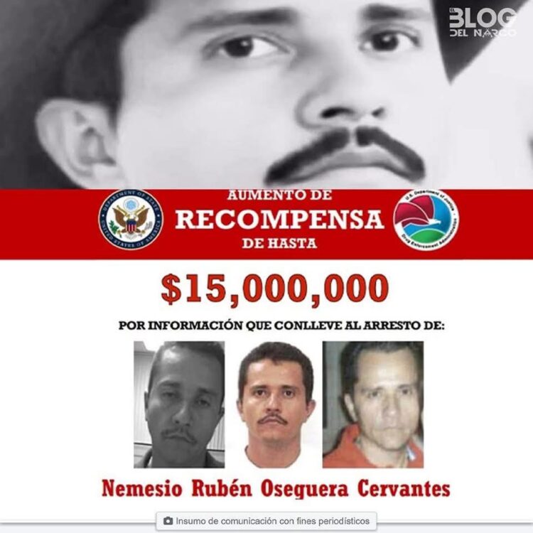 DEA confirmó la muerte de Nemesio Oseguera Cervantes alias “El Mencho”